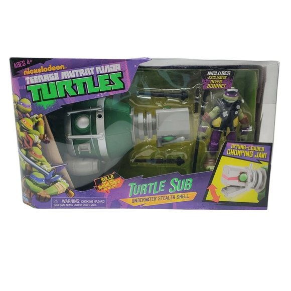 Playmates | Toys | 23 Nickelodeon Tmnt Turtle Sub Underwater Stealth ...